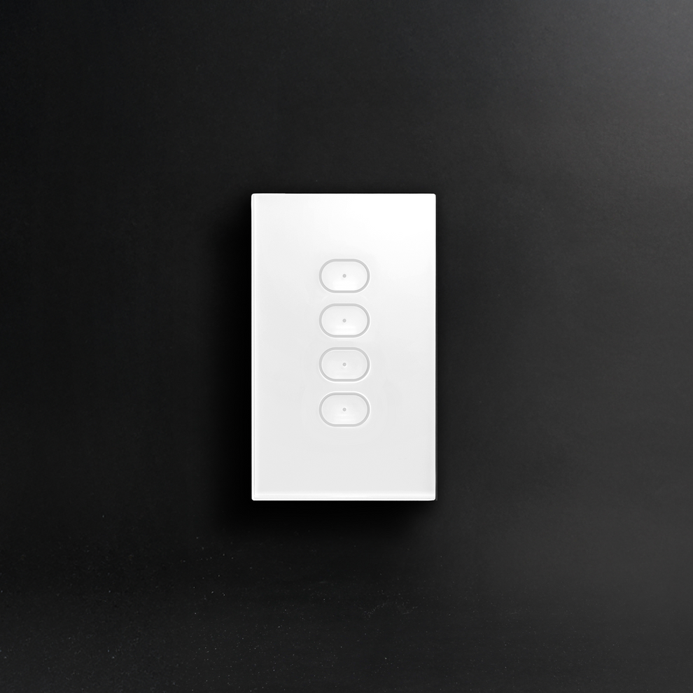 LIFX Smart Switch 4 Button White - Glass – LIFX - Smart Lighting