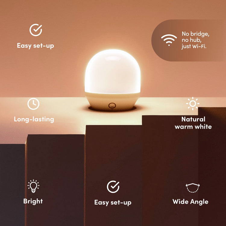 LIFX White E26 2-Pack (650 Lumens)