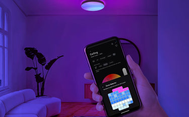 LIFX SuperColor Ceiling Light (15" Black Trim)